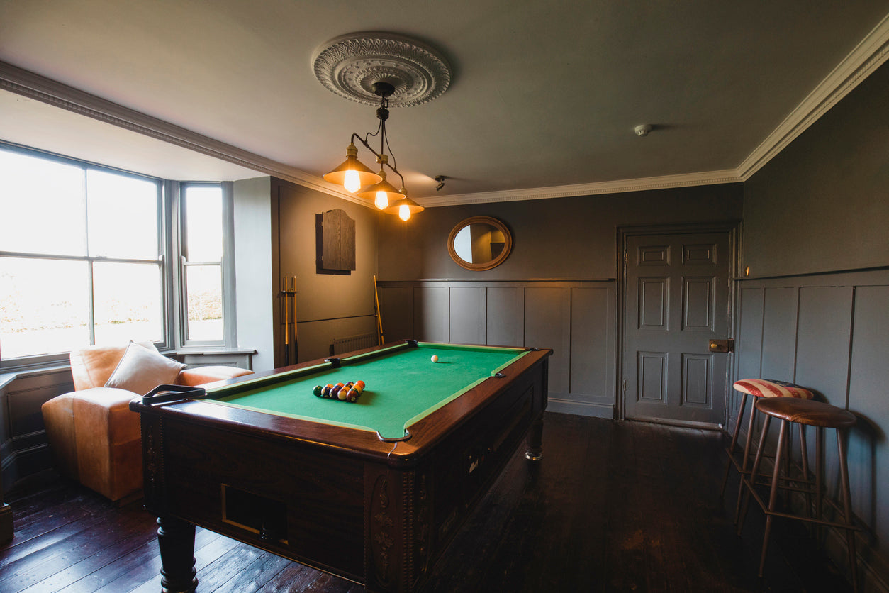 How Much Space Is Needed for a Pool Table? – Murphy Door®