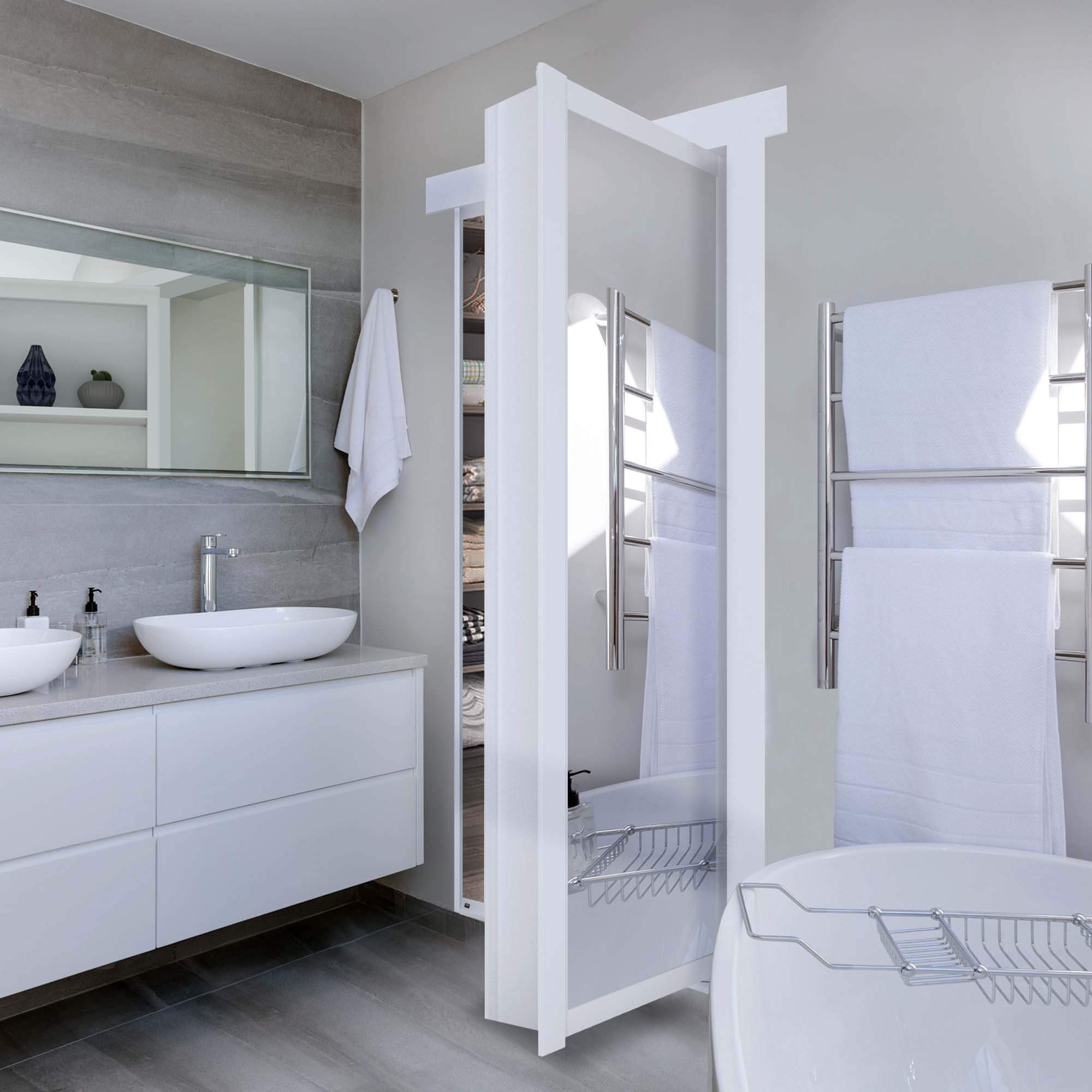 Hidden Mirror Doors Collection – Murphy Door®