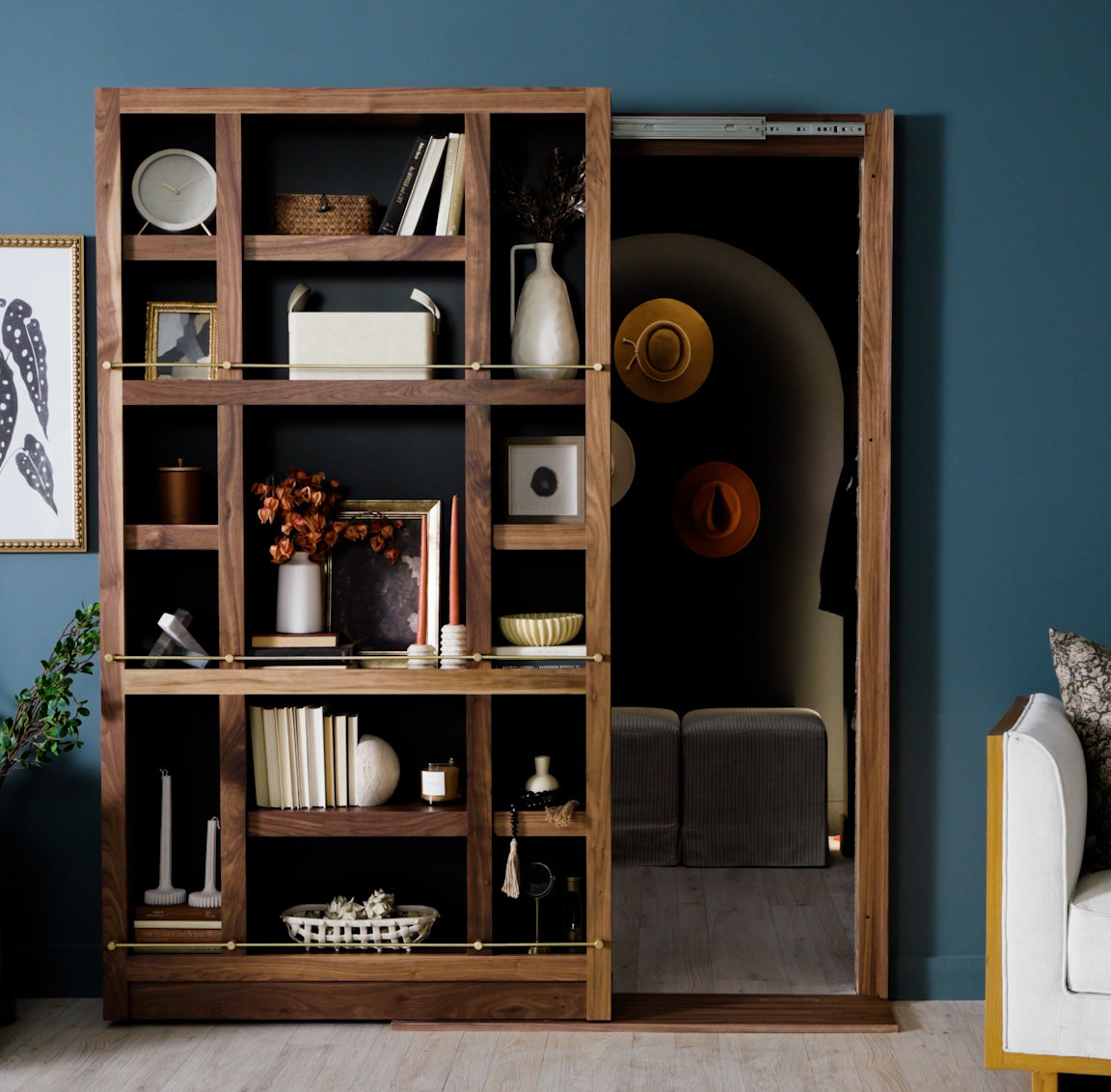 Sliding Hidden Door Track Sliding Pocket Door Hardware Kit - Hidden ...