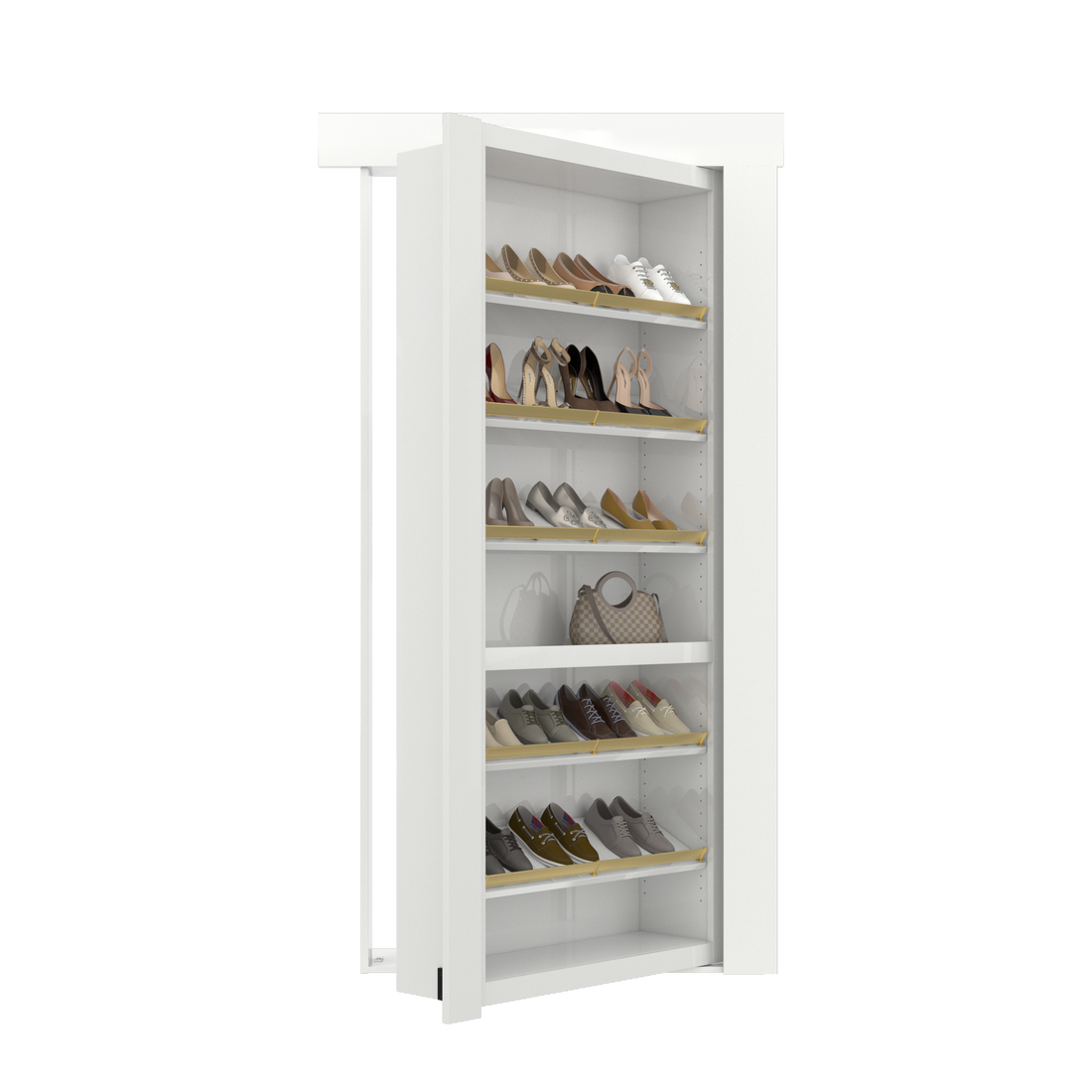 Gilded Shoe Rack Murphy Door