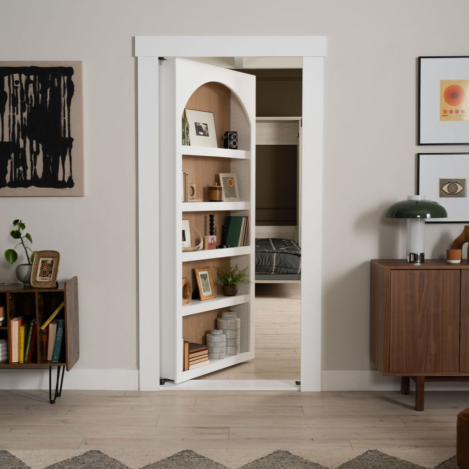 Bookcase Hidden Doors - Secret Door Bookcase – Murphy Door®
