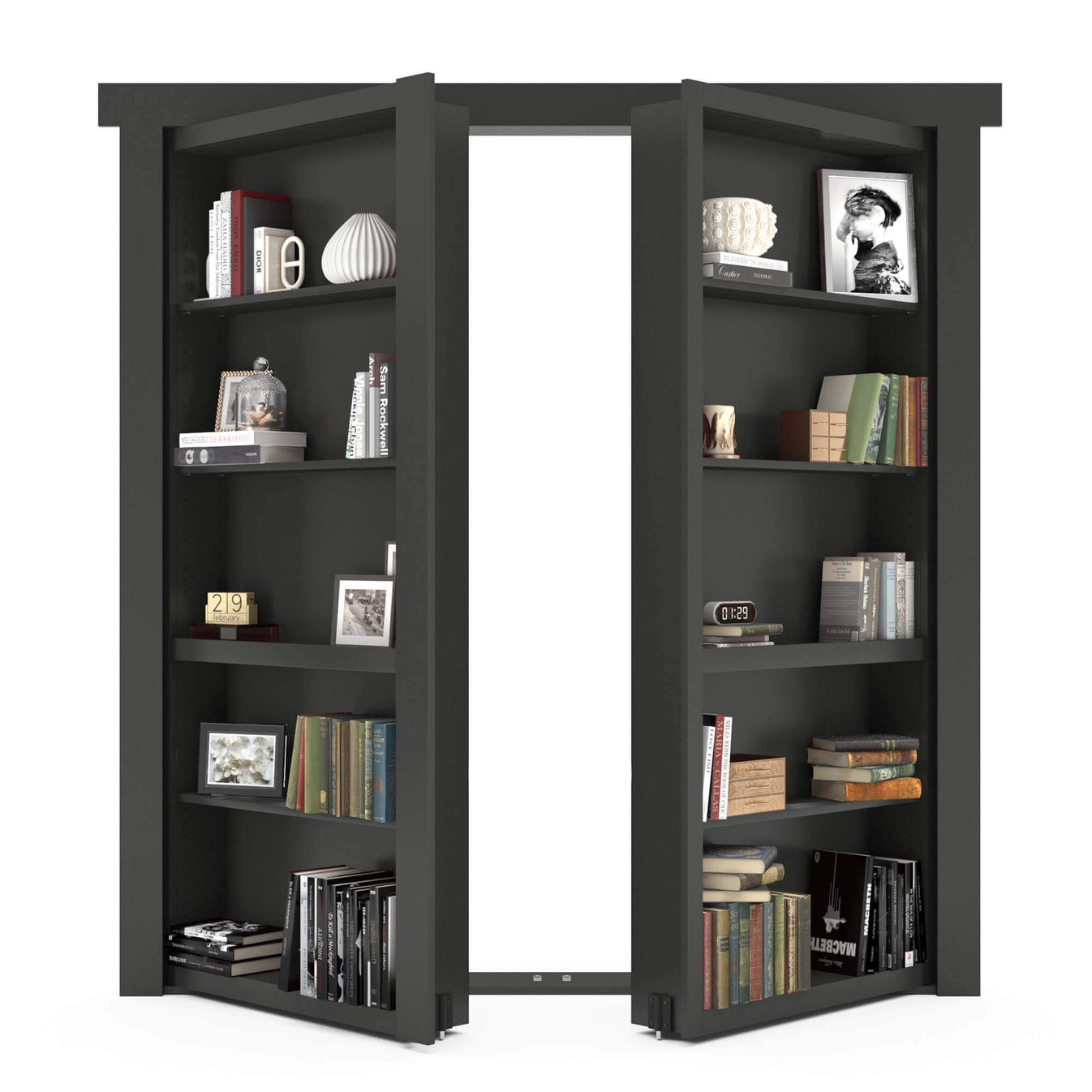 Hidden Bookcase Double Door | Murphy Door, Inc. – Murphy Door®