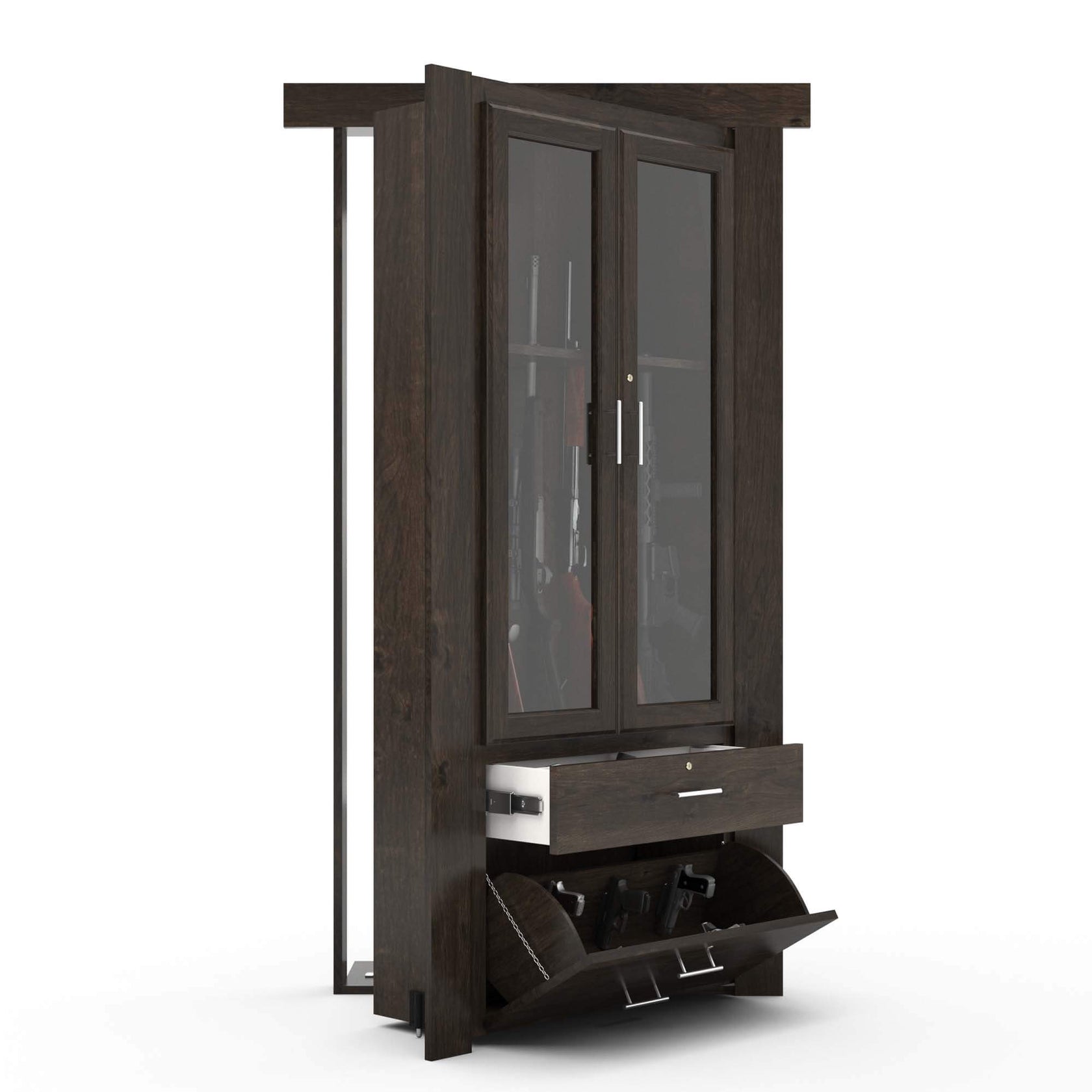 Hidden Gun Cabinet Door | Hidden Gun Storage | Murphy Door – Murphy Door®