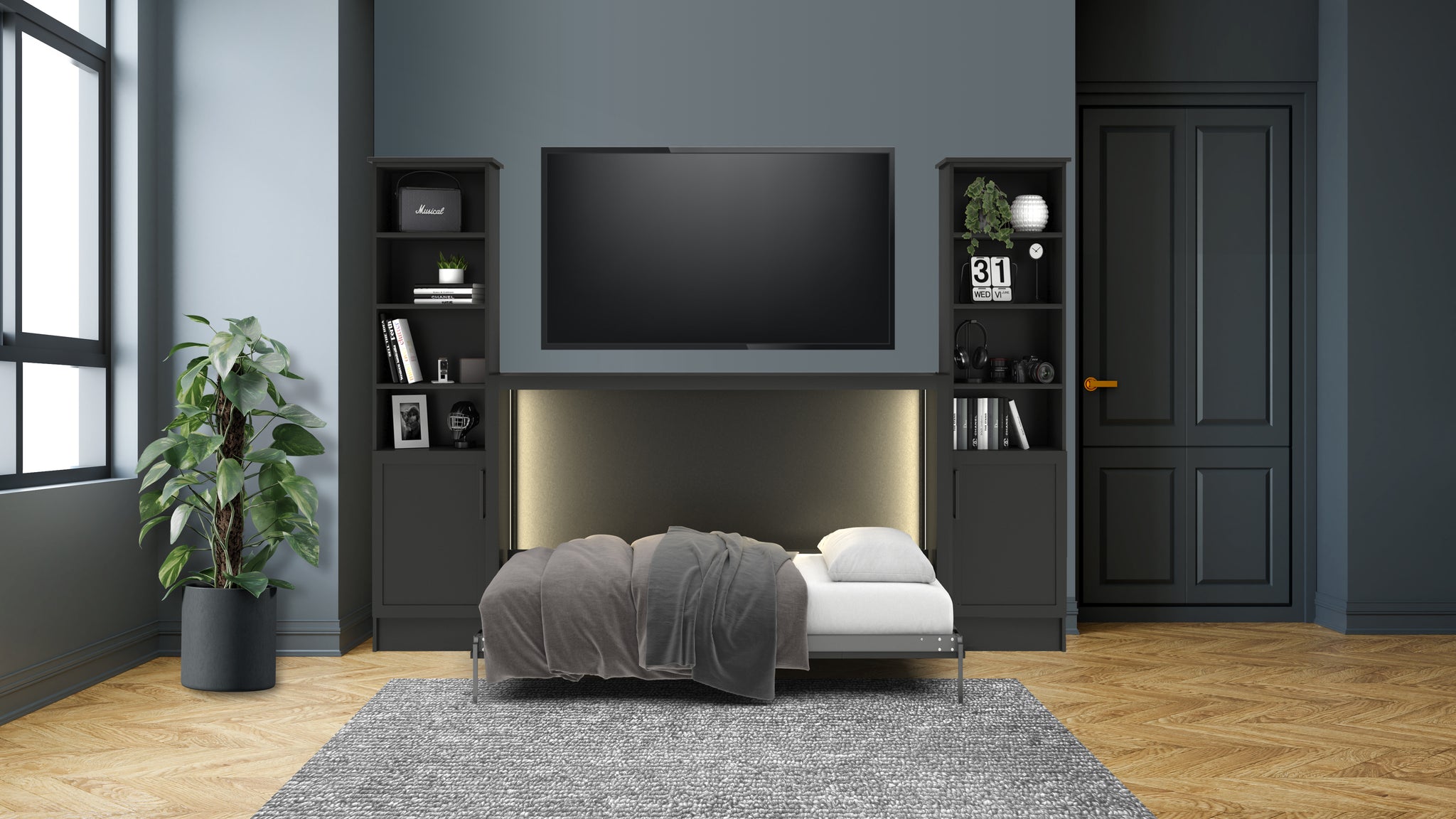 Media Console Murphy Bed **Preorder** – Murphy Door®