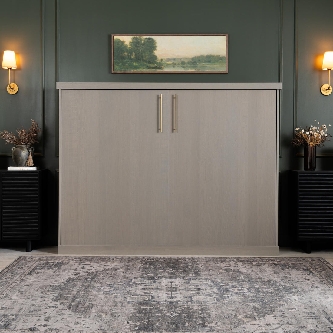 Horizontal Queen Murphy Bed - Premium | Murphy Door