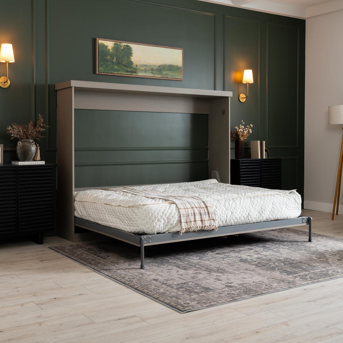 Horizontal Murphy Bed Queen(Unassembled) – Murphy Door®