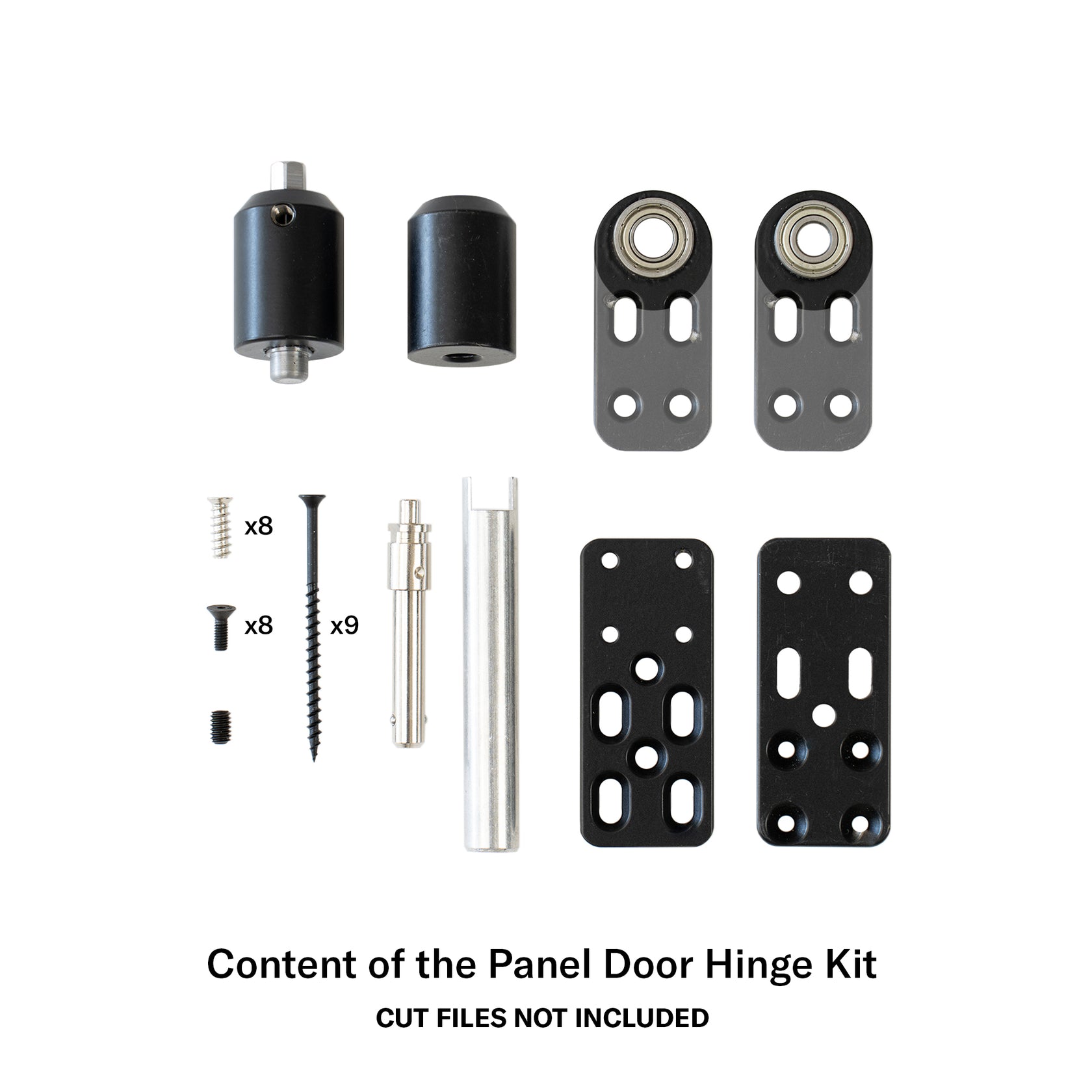 Hidden Door Hinges - Premium Hardware Kit | Murphy Door