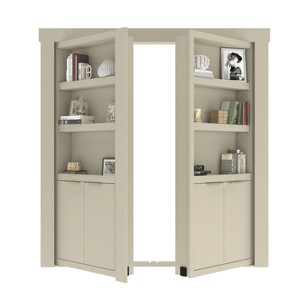 EcoCrafted French Murphy Door Bookcase