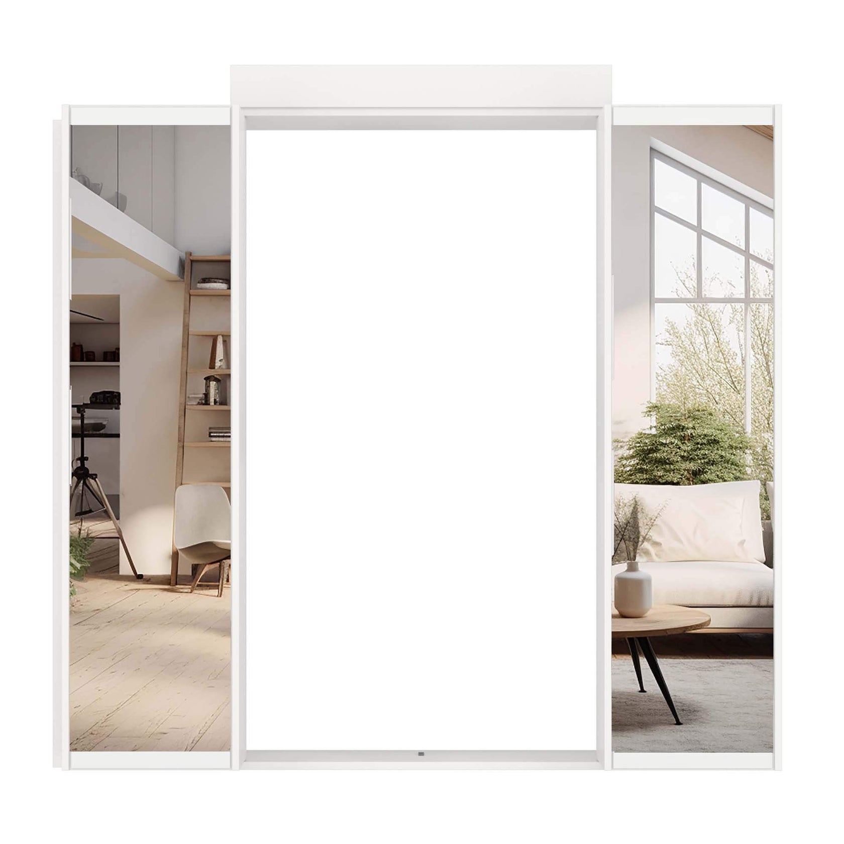 Surface Mounted French Hidden Door – Murphy Door®