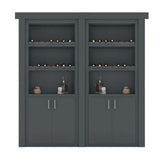 Secret Double Door with Wine Rack – Murphy Door®