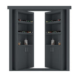 Secret Double Door with Wine Rack – Murphy Door®