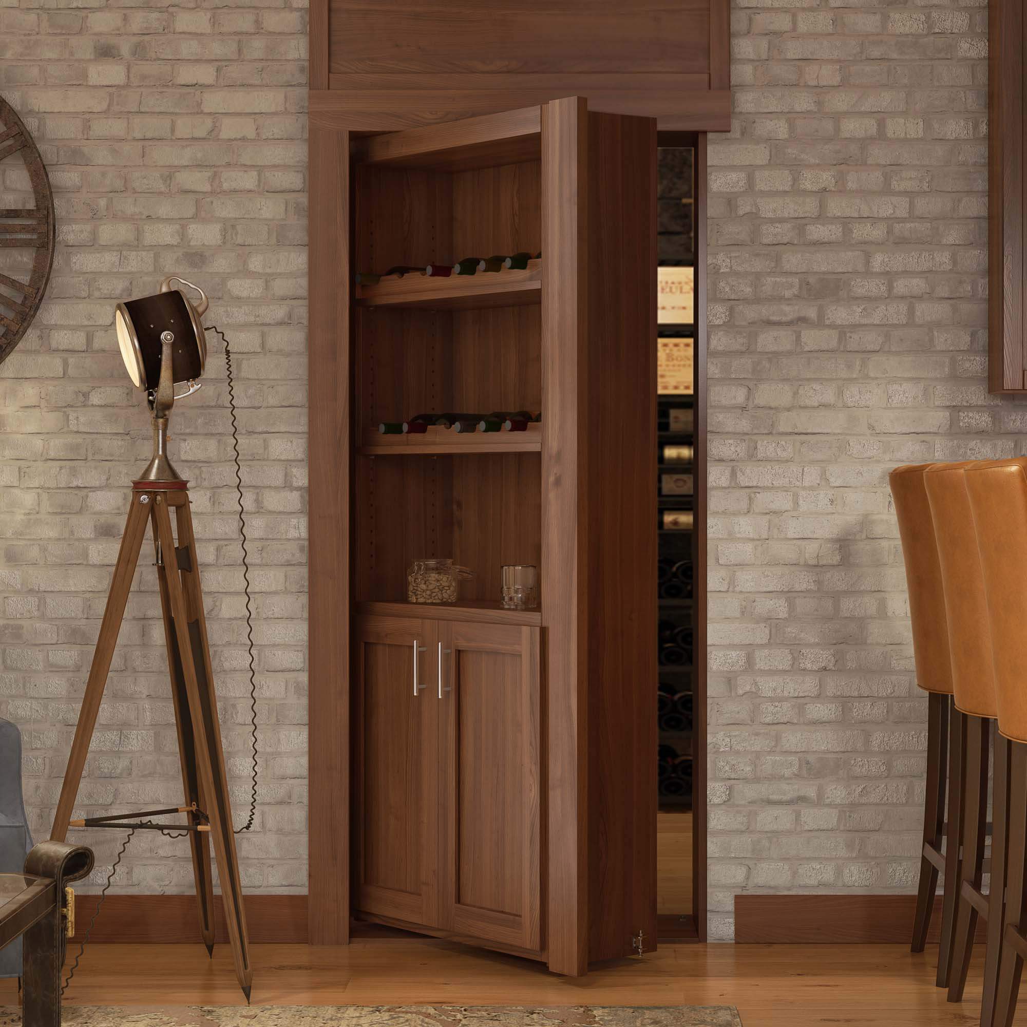 Murphy Door Wine Rack Hidden Door