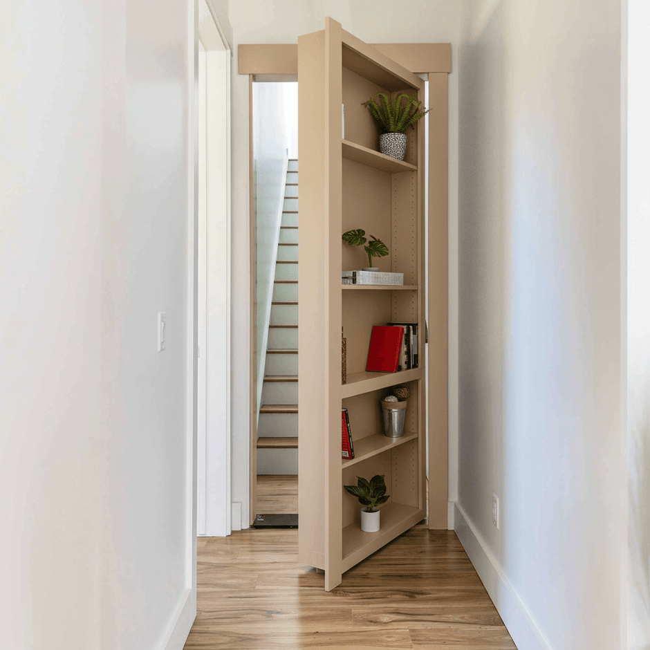 DIY Hidden Bookcase Door Kits & Hardware | Murphy Door