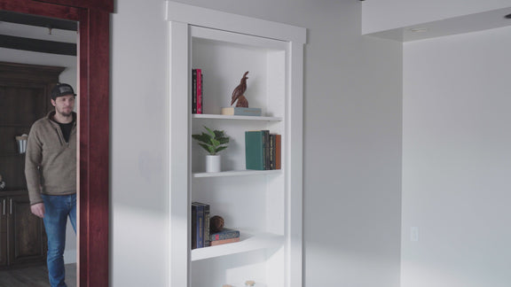 Hidden Door Book Latch– Murphy Door