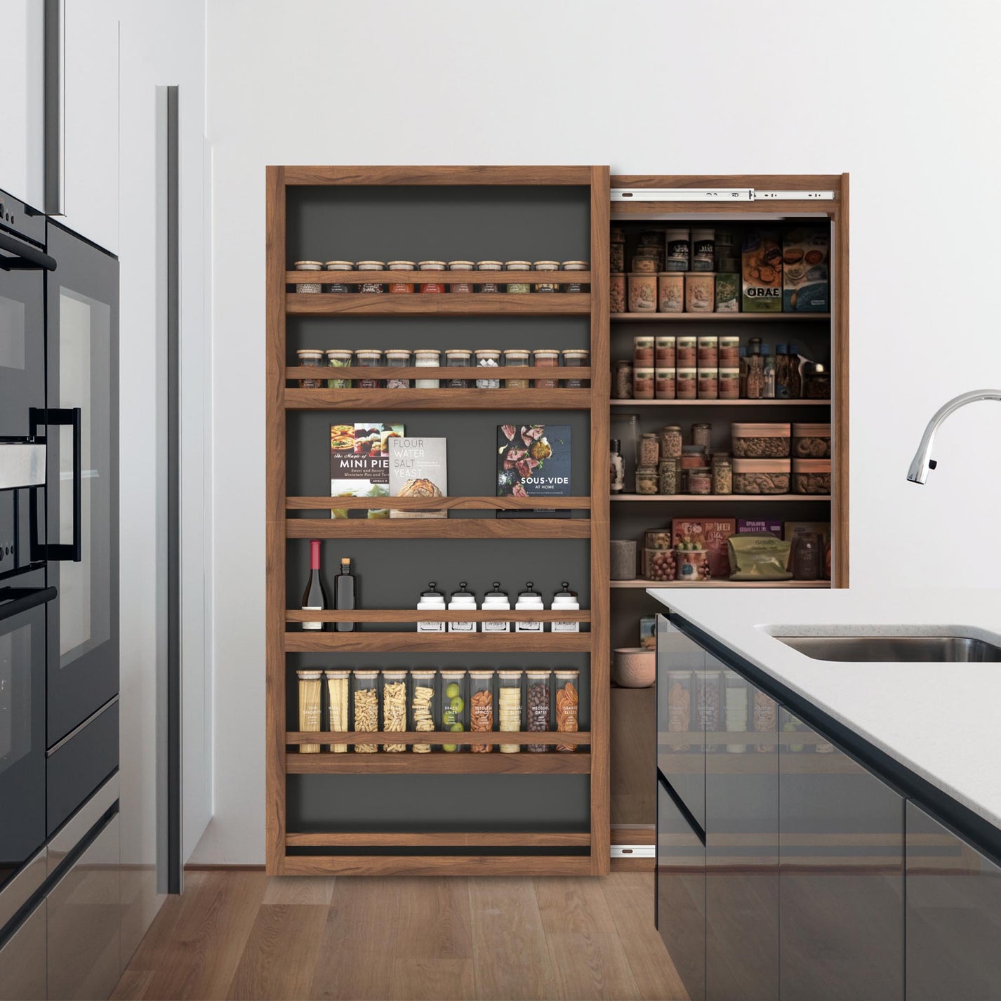 Slideaway Murphy Bookcase – Murphy Door®