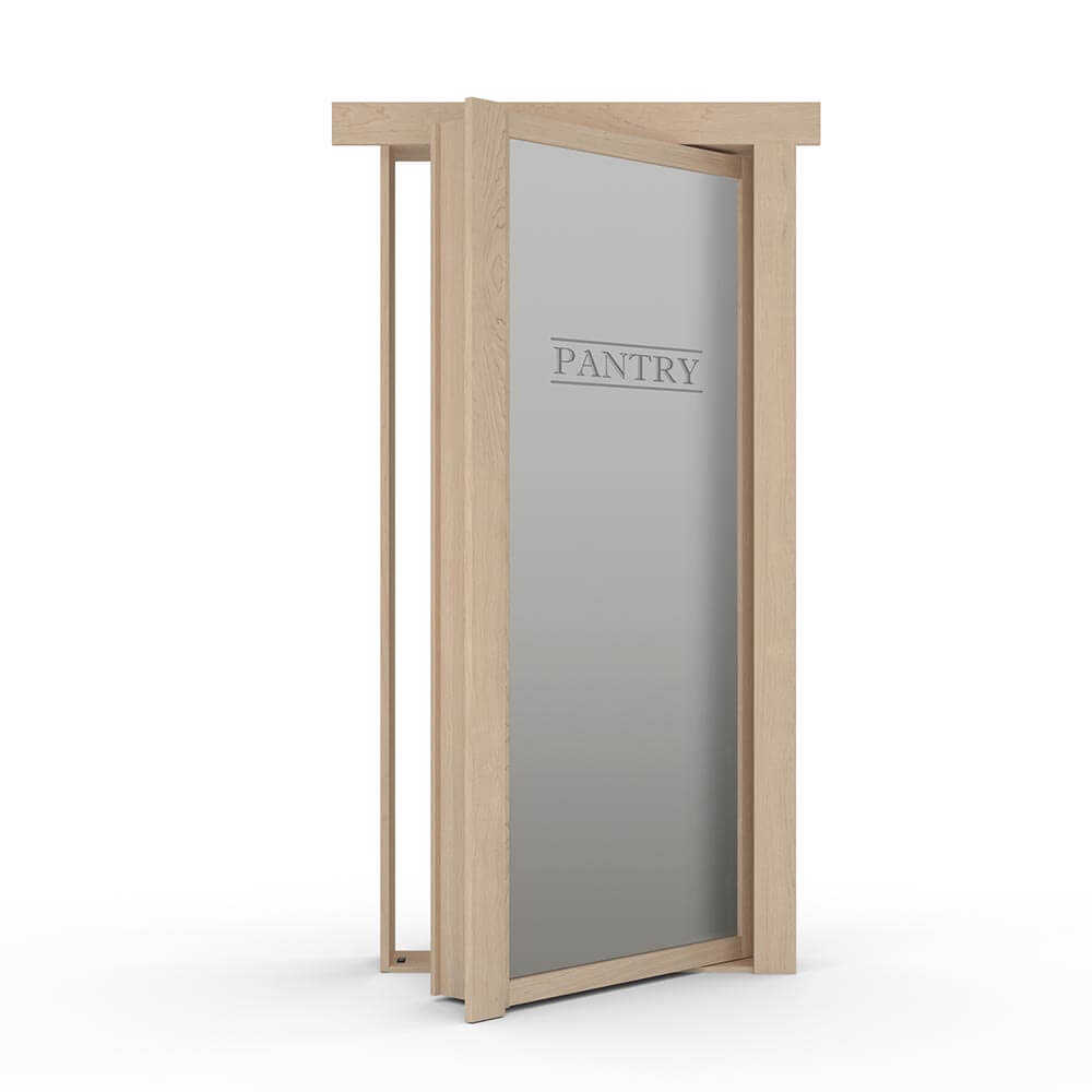 Hidden Flush Mount Maple Pantry Door– Murphy Door