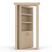 Hidden Flush Mount Maple Wine Rack Door– Murphy Door