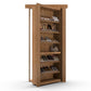 Hidden Flush Mount Oak Shoe Rack Door– Murphy Door