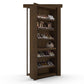 Hidden Flush Mount Oak Shoe Rack Door– Murphy Door